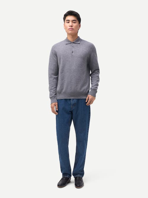 GOBI CASHMERE timeless cashmere polo sweater